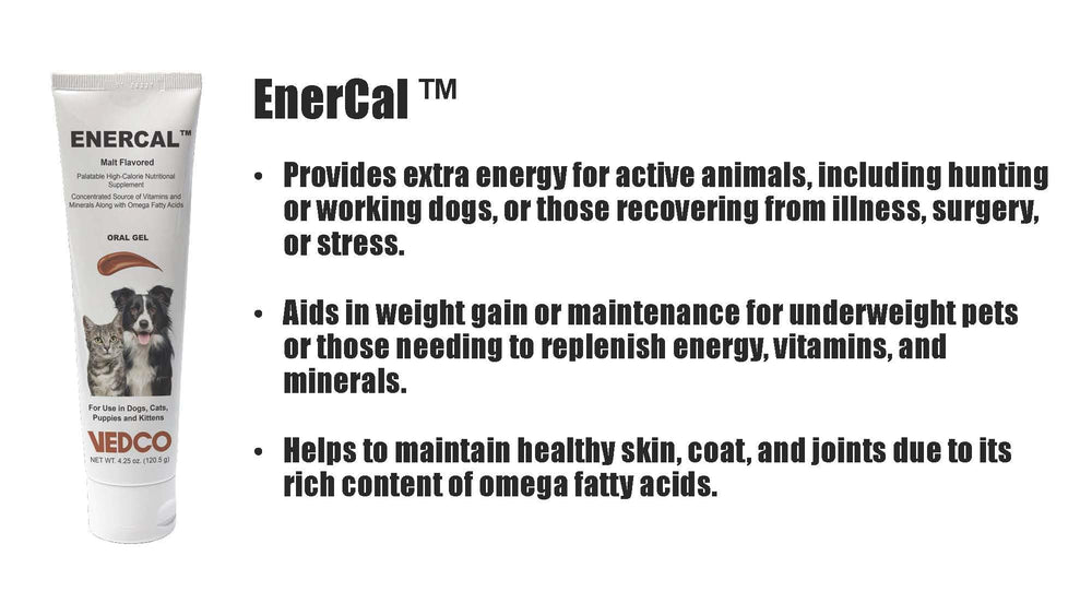 Vedco Enercal Gel Malt: Suplemento Nutricional Alto en Calorías para P ...
